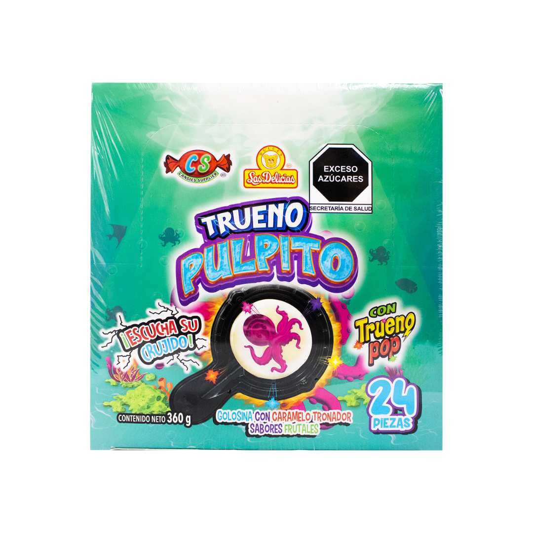 TRUENO PULPITO LAS DELICIAS 24 PZS | Dulfi Dulcería