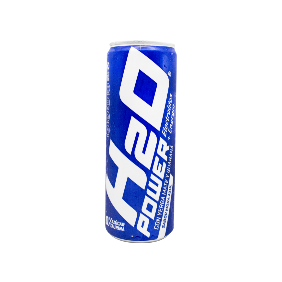 H20 POWER MORA AZUL LATA 355 ML | Dulfi Dulcería